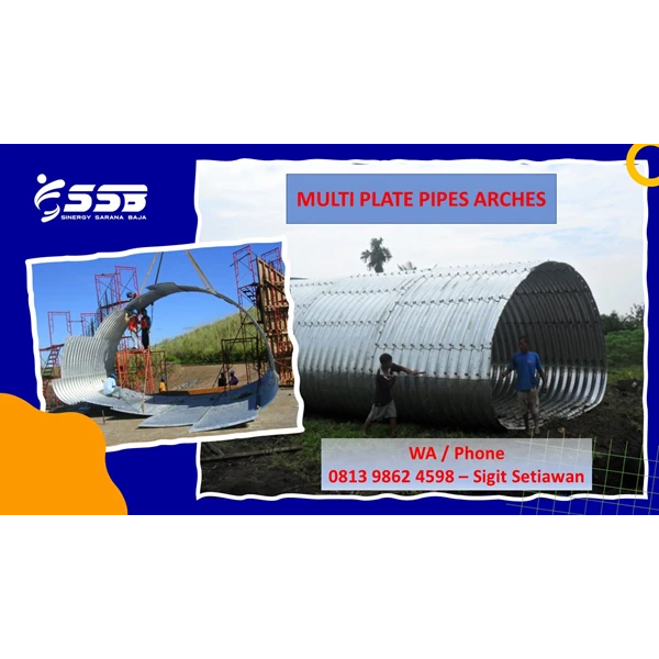 Jual Gorong gorong Pipa Baja Bergelombang Culvert Nestable dan Multi ...