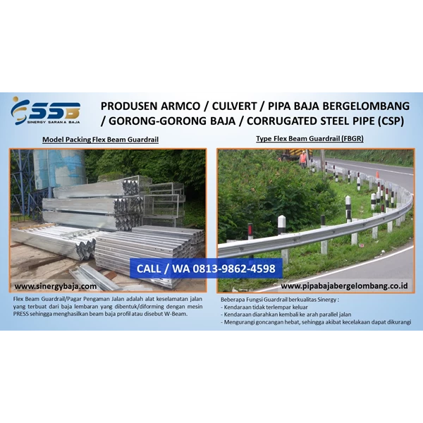 Jual Guardrail Pagar Pembatas Jalan Raya Tipe A dan Tipe B Kabupaten ...