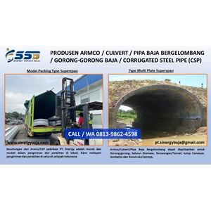 Sell Armco Steel Pipe Bridge Construction and DCSP IKN | Sinergy Sarana Baja Bogor